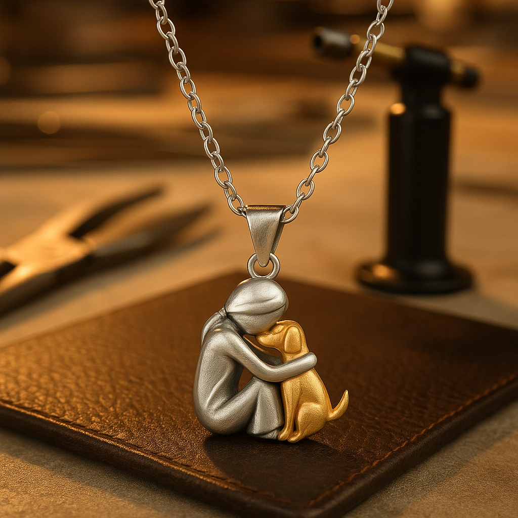 Hug Pendant Necklace - Meaningful Memorial Gift – Mae & Rose Jewels